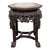 Chinese Inset Marble Top Taboret Plant Fern Stand | Chairish