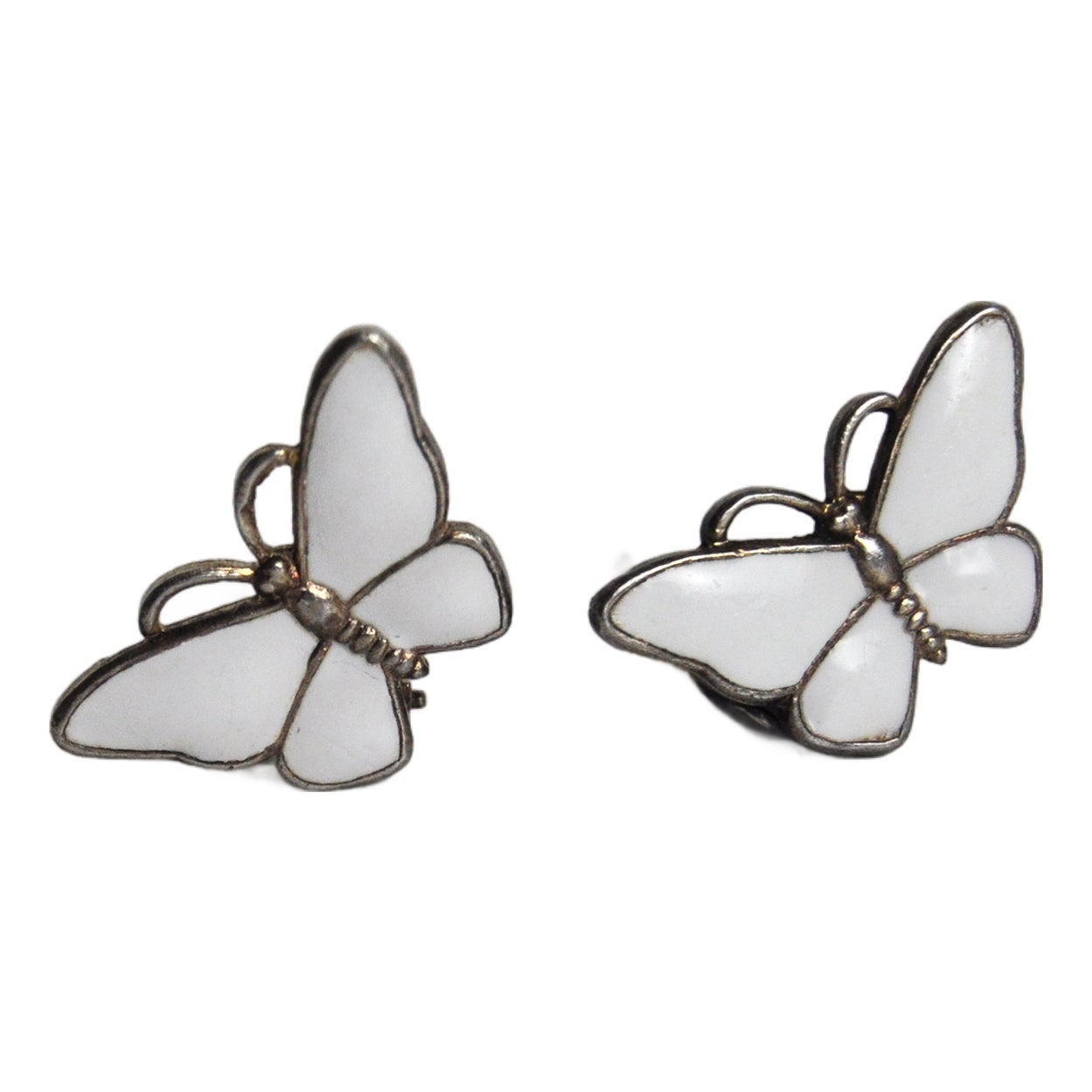 Mid-Century Modern Danish Sterling Silver Ear Clips by Volmer Bahner ...