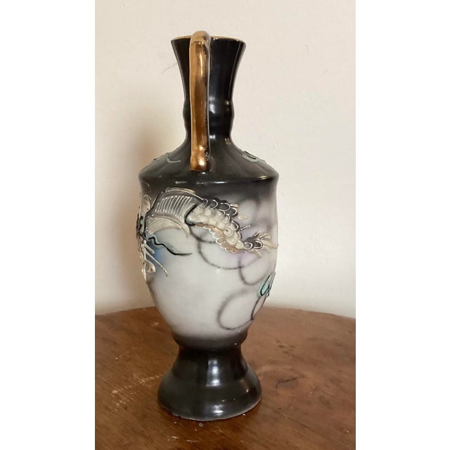 1940s Japanese Porcelain Moriage Dragonware Vase Dragon | Chairish