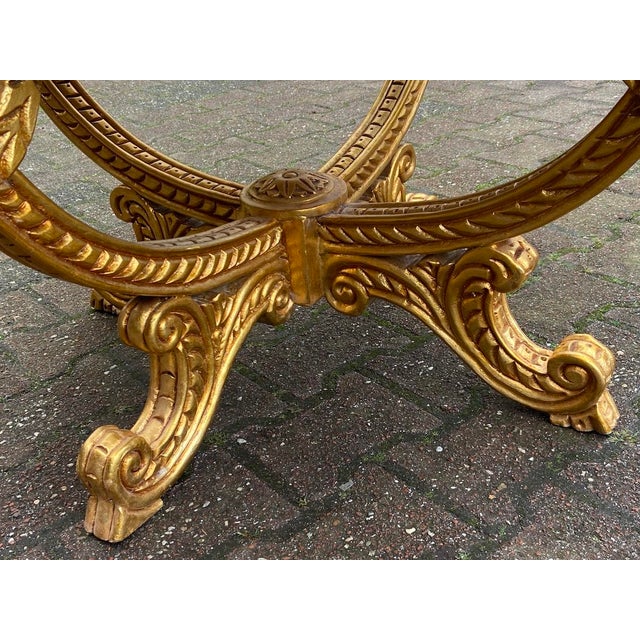1950's Italian Baroque / Rococo Coffee Table From Gild Beech and ...