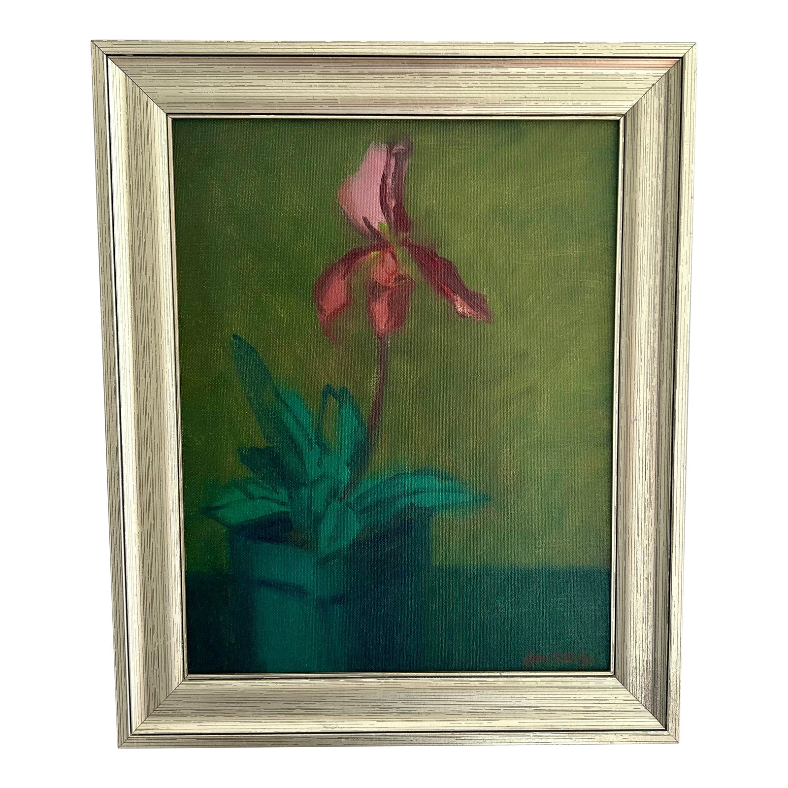 Original Oil Painting by James Clinton Mumby – Botanical Orchid Still ...