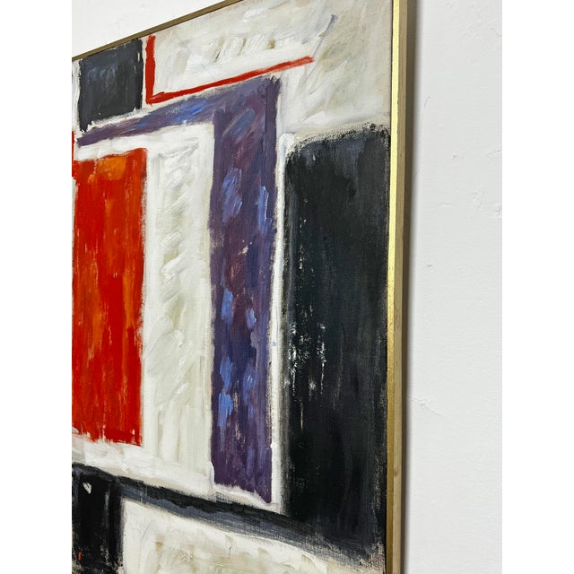 Modernist Abstract Painting by Ny Expressionist Phillip Callahan, Circa ...