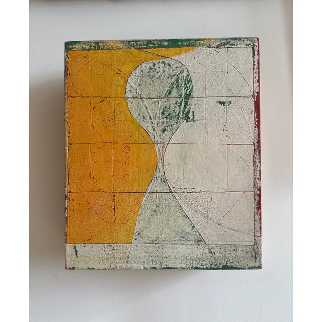 2001 Katie Hawkinson Modern Abstract Tempera Painting | Chairish