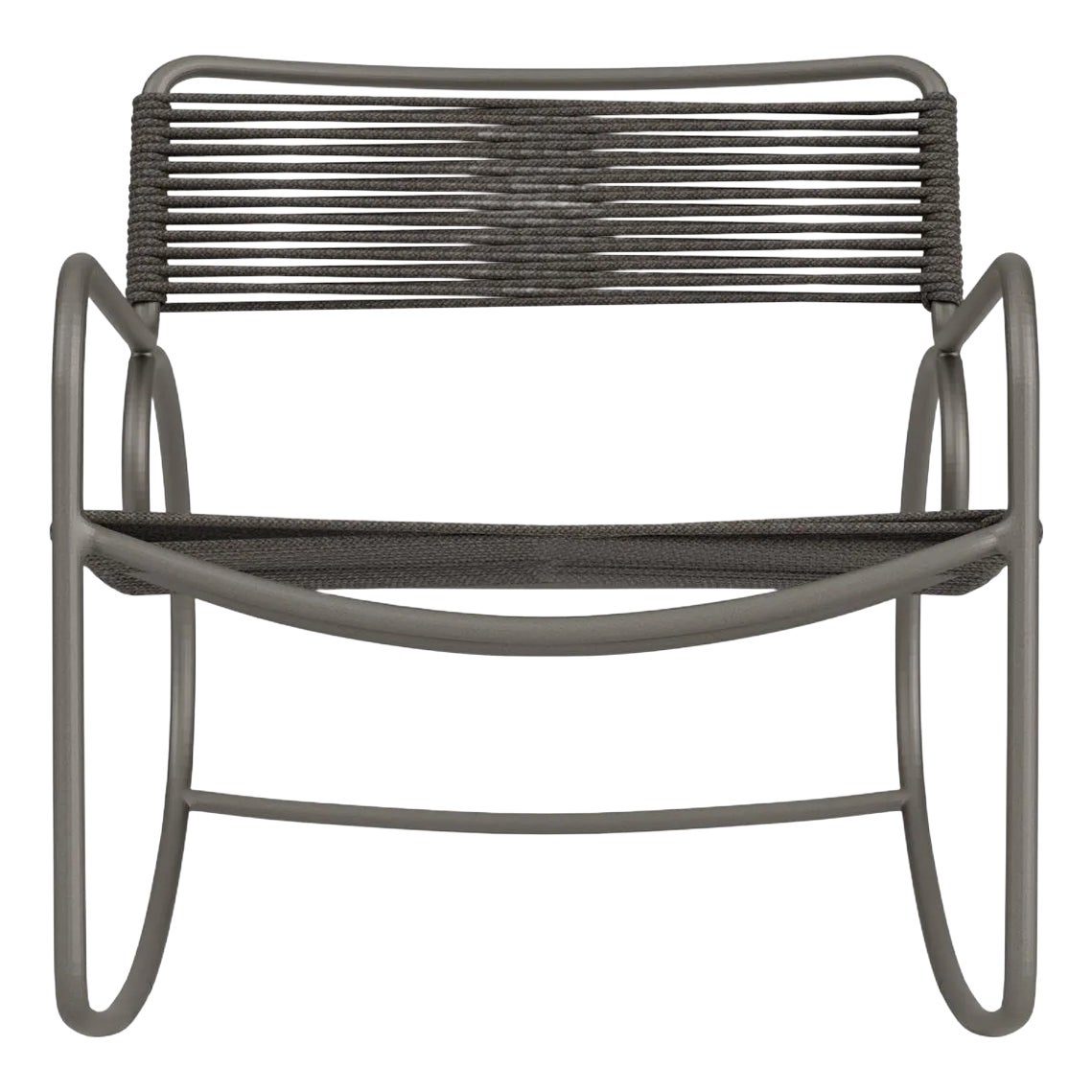 Brown Jordan Walter Lamb Rocking Chair, Mica frame with Coal fabric ...