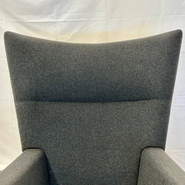 Mid-Century Modern Wing / Lounge Chair by Hans Wegner for Carl Hansen ...