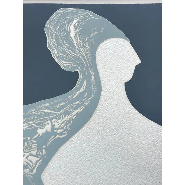 Modernist Expressionist Figurative Lithograph by Mickie Rosen 1/25 ...