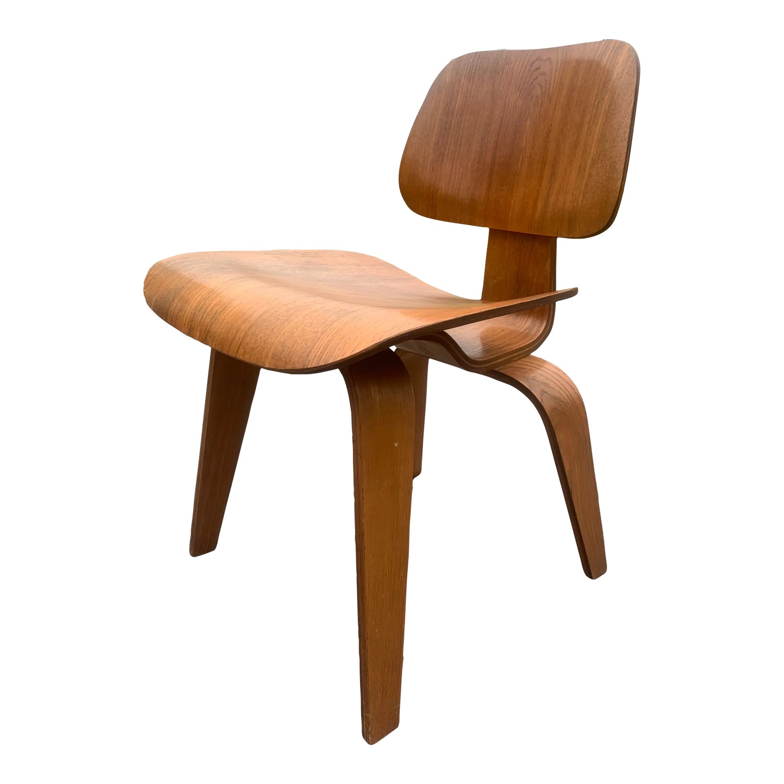 Early 2nd Generation Eames Dcw Herman Miller Calico Ash Chair | Chairish