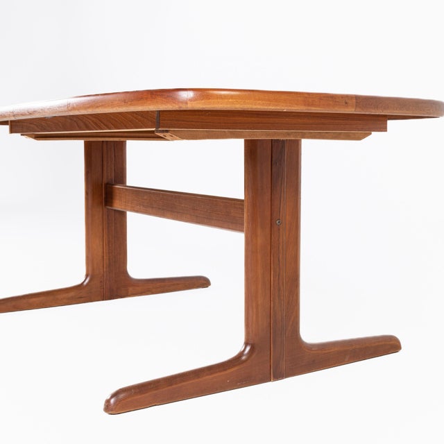 Dyrlund Style Mid Century Teak Dining Table | Chairish