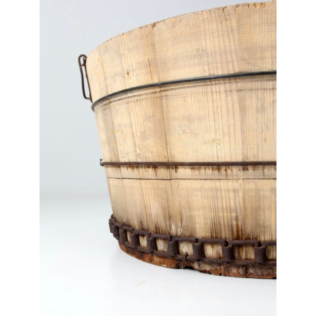 Antique Barrel Basin Tub | Chairish