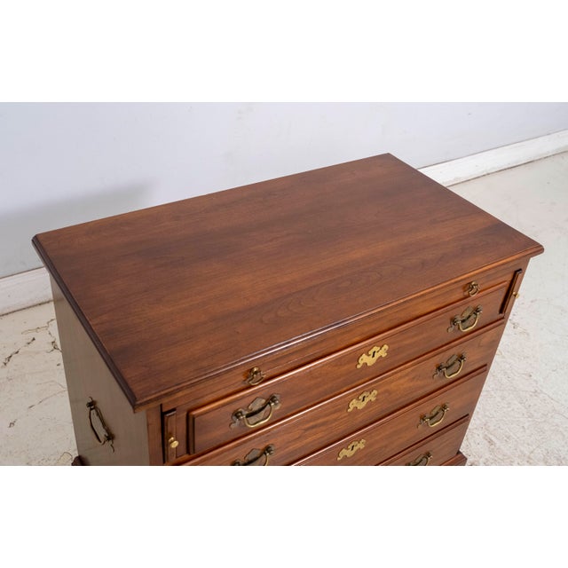 Henkel Harris Cherry 4 Drawer Bachelors Chest | Chairish