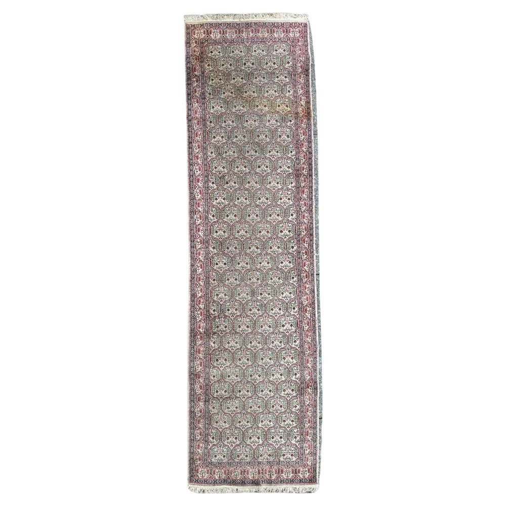 Vintage Sino Silk Runner, 1980s | Chairish