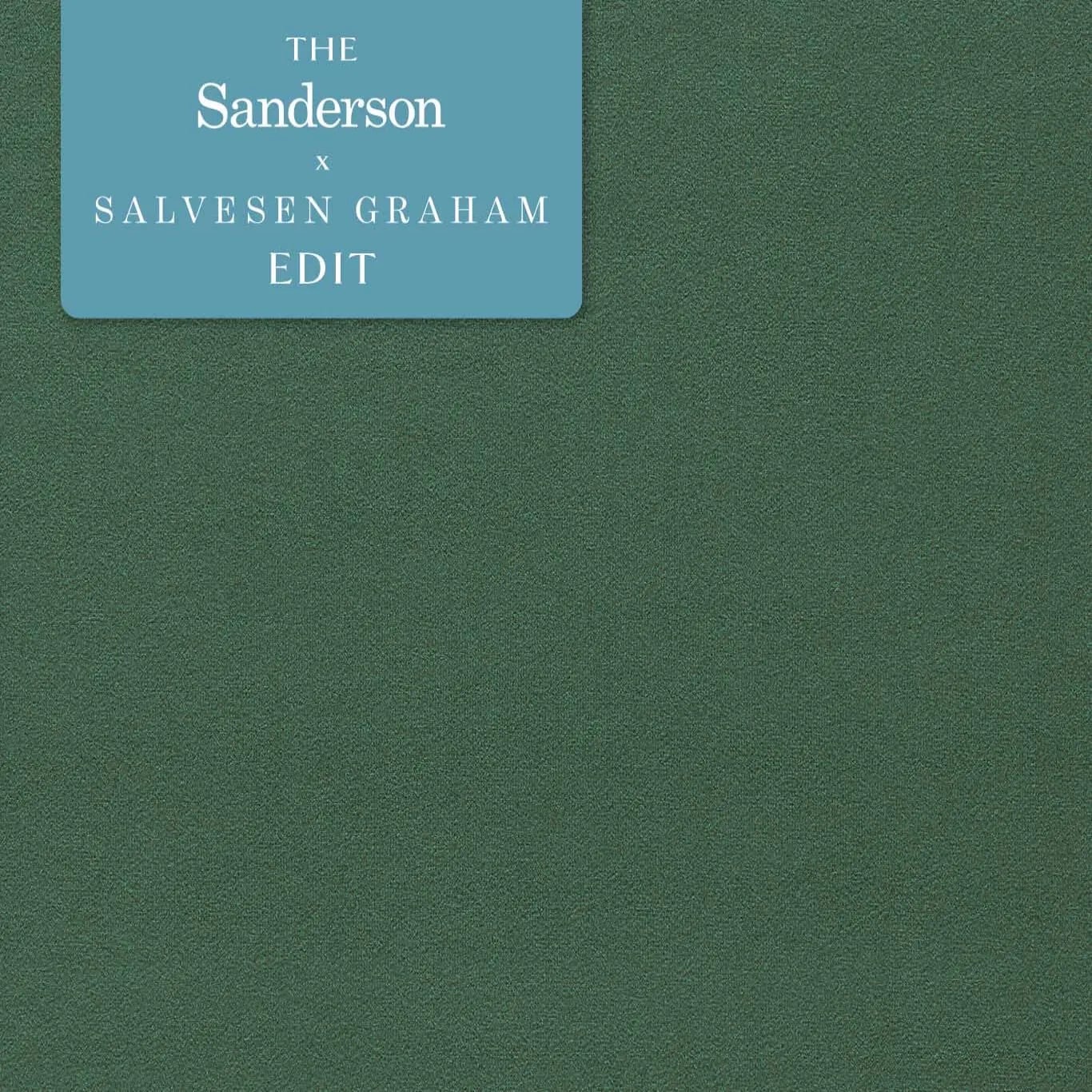 Sanderson Dorton Fabric in Sage - a Sample | Chairish