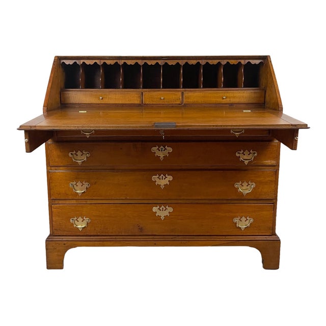 Early 19th Century Antique English Chippendale Tiger Bird’s Eye Maple ...