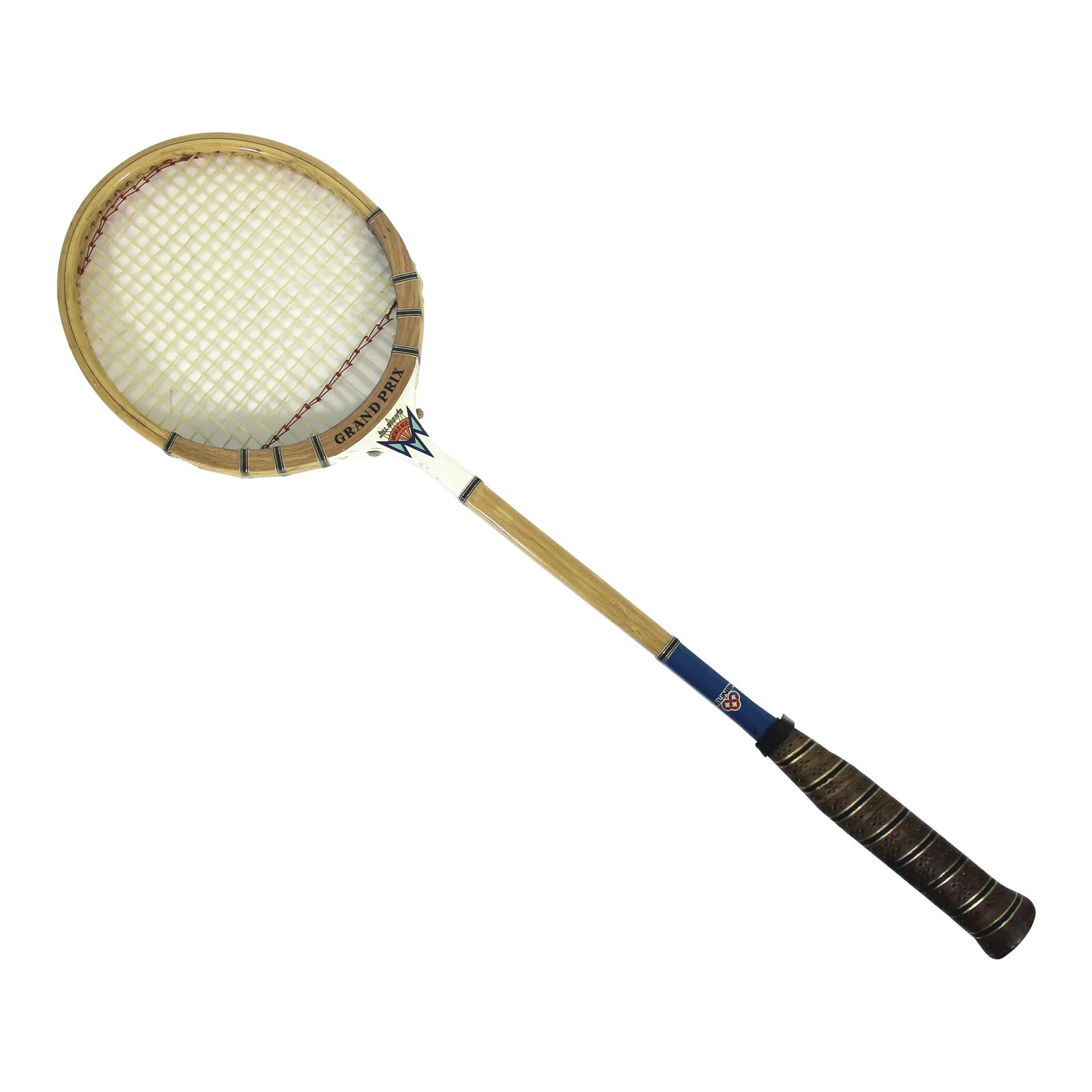 Vintage Wooden Squash Racket for Designer Decorating Wall Art | Chairish