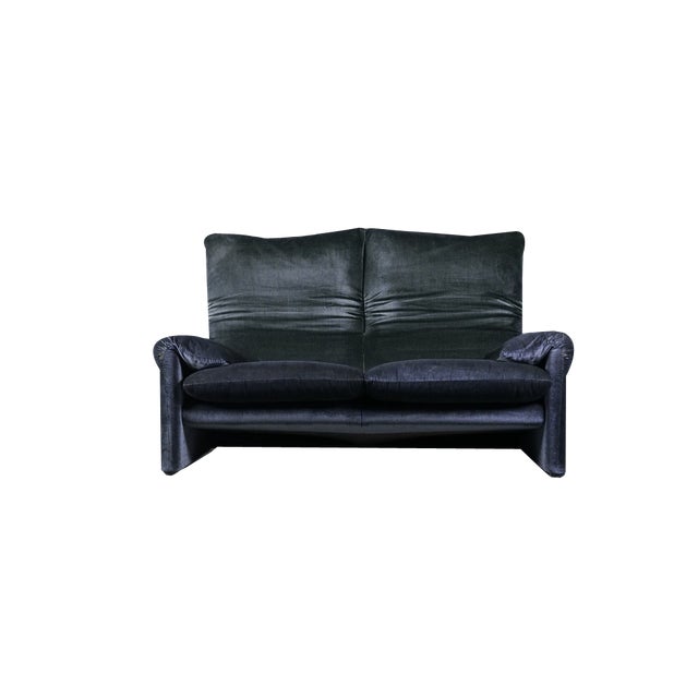 Vintage Maralunga Two-Seater Sofa by Vico Magistretti for Cassina ...