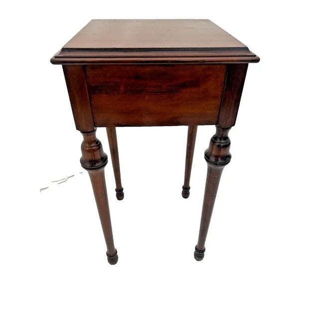 1910s Victorian Table Bust Stand Jardiniere Dovetail Drawer carved Legs ...