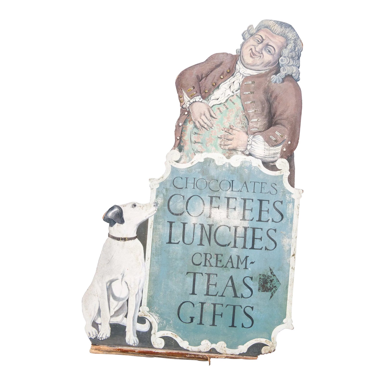1980s English Tea Shop Sign | Chairish