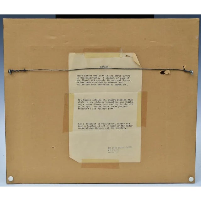 1970s Josef Hansen Silhavy 20th Century Still Life of Egg Shell, 8"x10 ...