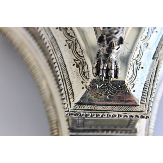 Late 20th Century Bombay & Co Silver Plate Pedestal for Buffet Table ...