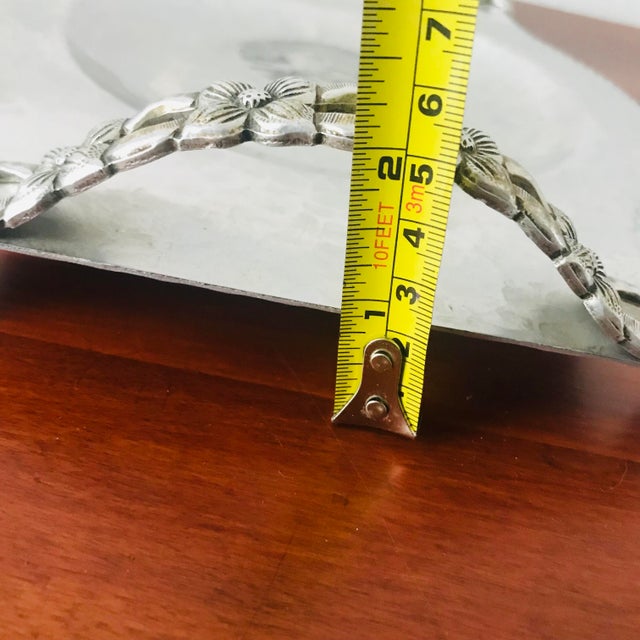 Vintage Hand Wrought Aluminum Tray by Rodney Kent | Chairish