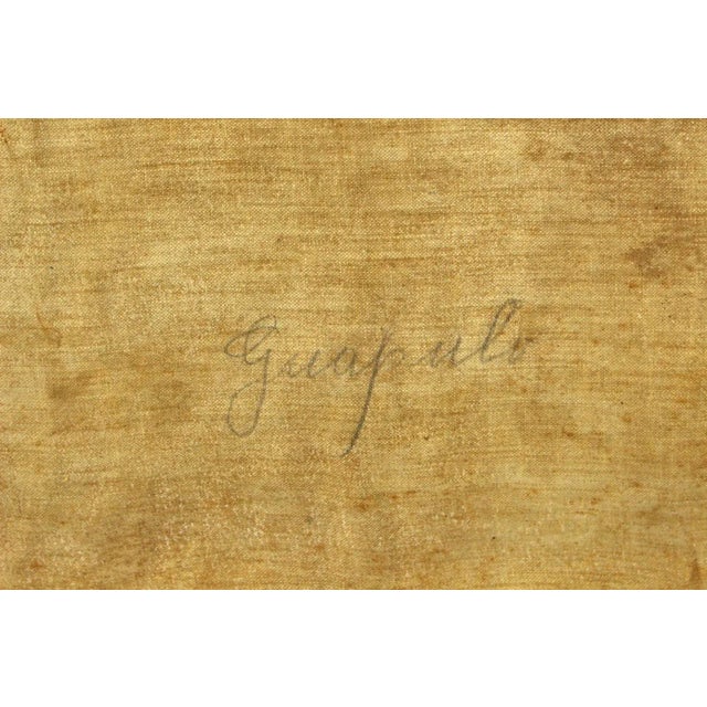 Late 19th Century Rafael Salas Oil Painting on Canvas of an Andean ...