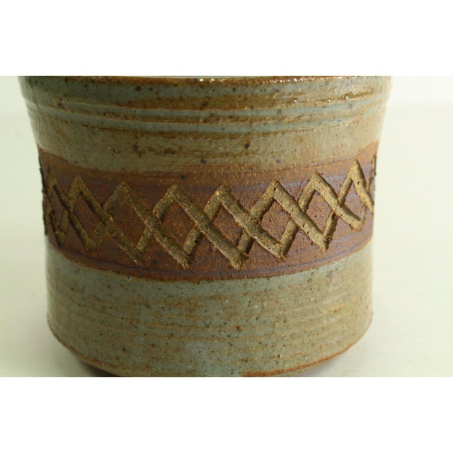 1980s Native American Pottery Cachepot Signed Grace Thorpe | Chairish