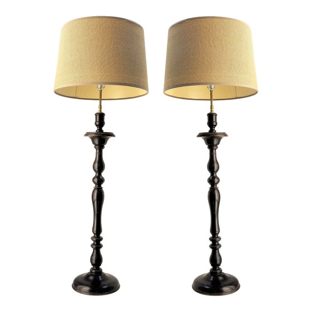 Monumental Antique French Candlesticks | Chairish