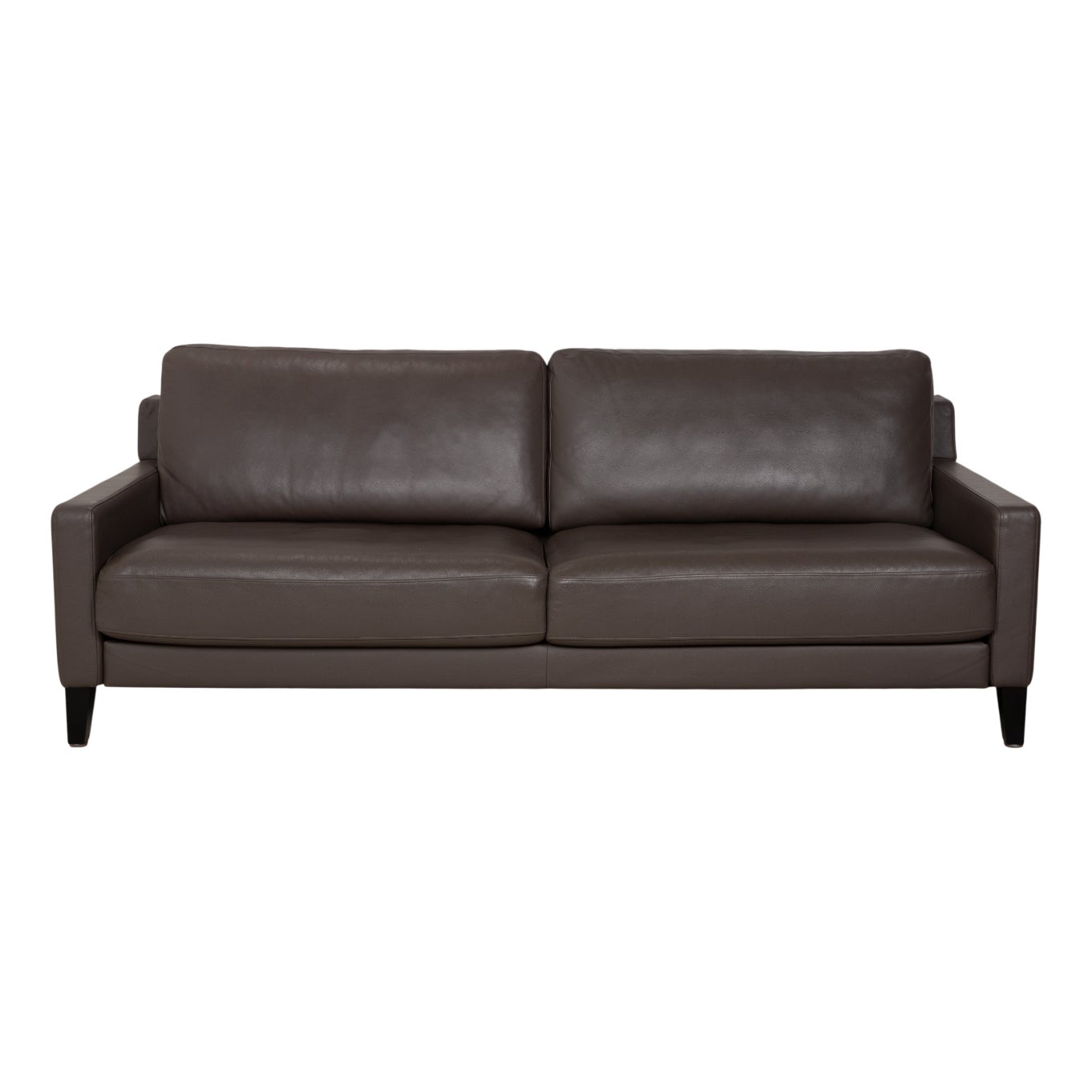 Ego 3-Seater Sofa in Brown Leather from Rolf Benz | Chairish