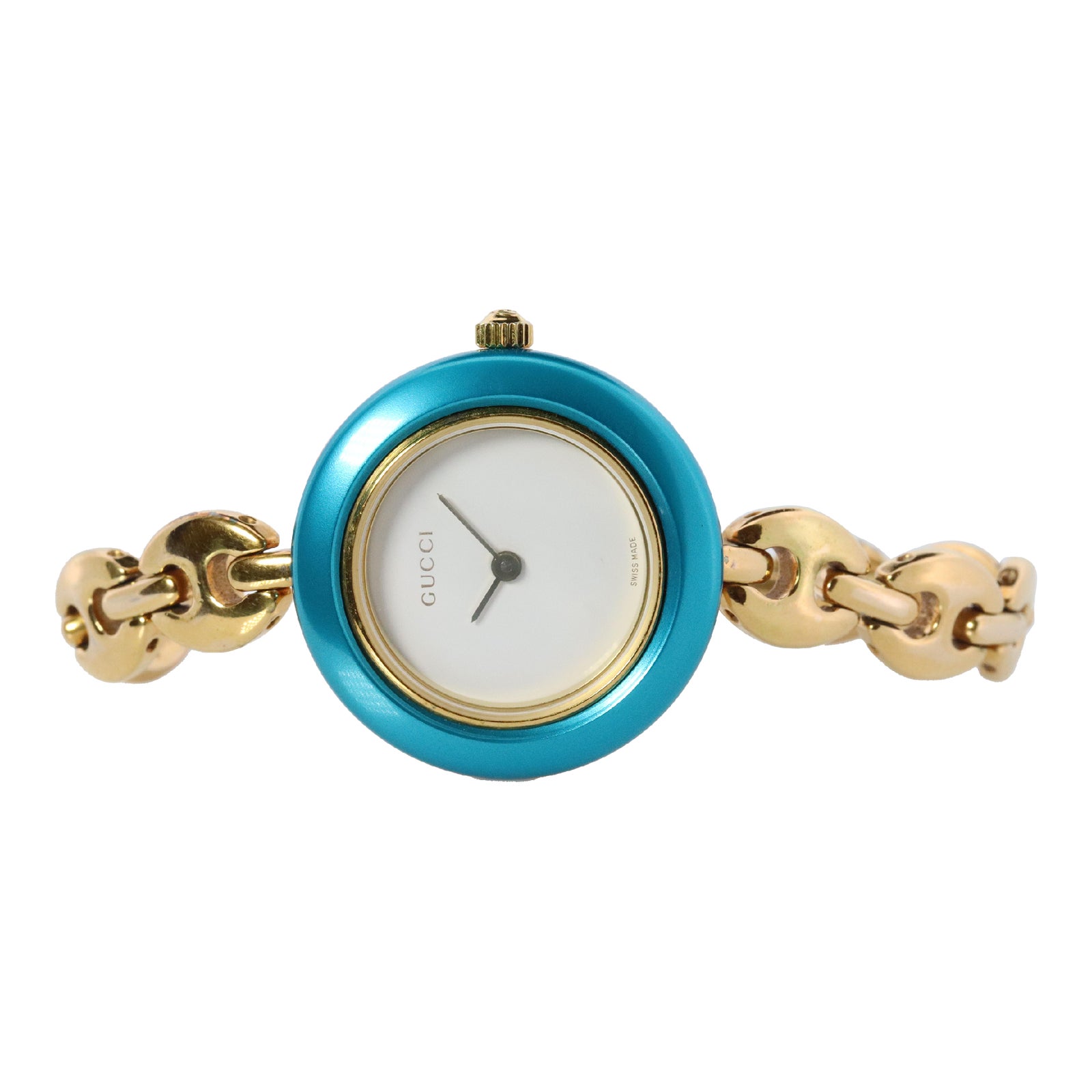 Vintage Gucci Quartz 11/12.2 Watch Timepiece. Gucci Ladies Gold Watch ...