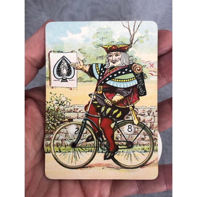 Antique Russell & Morgan Playing Card Advertisement | Chairish