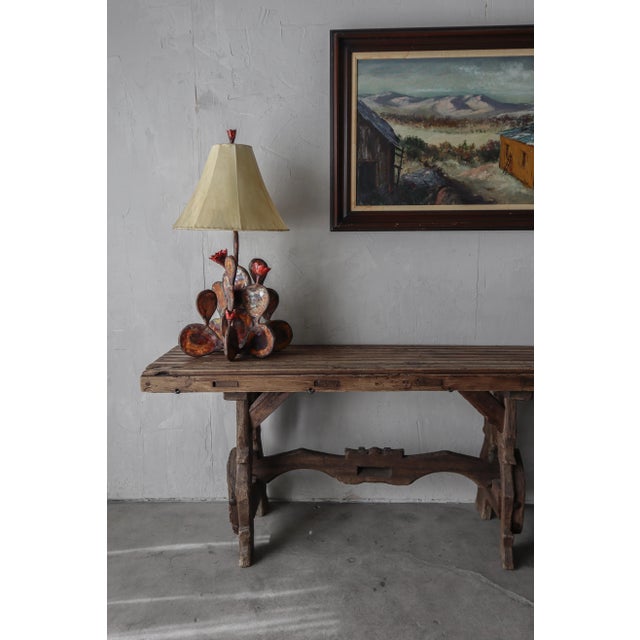 Rustic Antique Console Table | Chairish