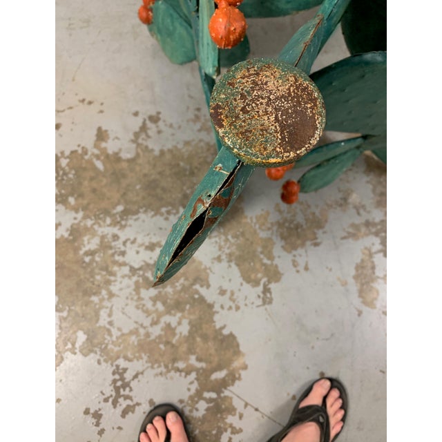 Prickly Pear Cactus Sculpture / Table Base | Chairish