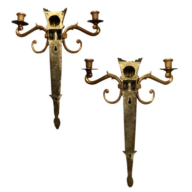 1940s Mid Century Hollywood Regency Sconces - a Pair | Chairish