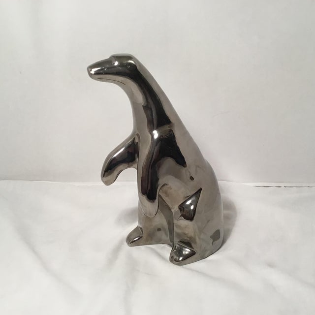 Mirror Finish Porcelain Polar Bear | Chairish