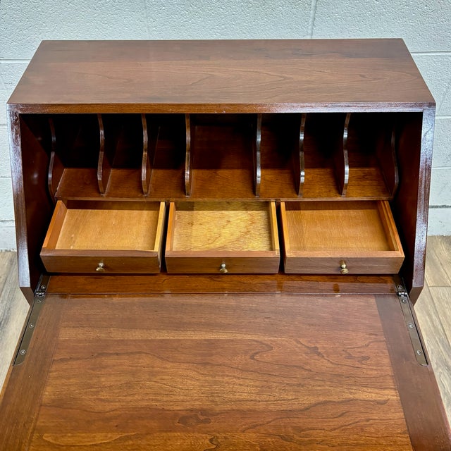 Vintage Kling Furniture Chippendale Style Mahogany Slant Front ...