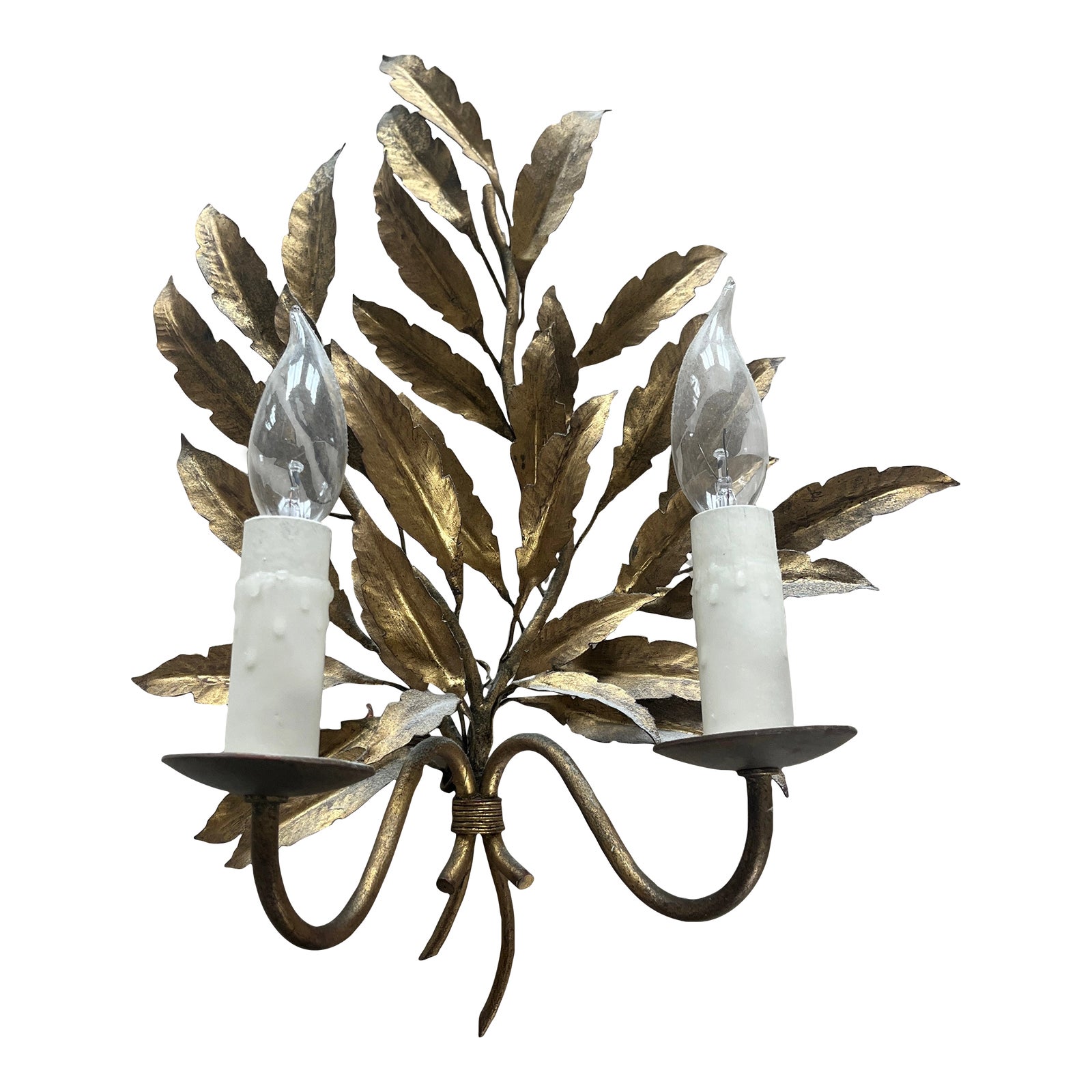 Traditional Baroque Sconce, 2 Lights | Chairish