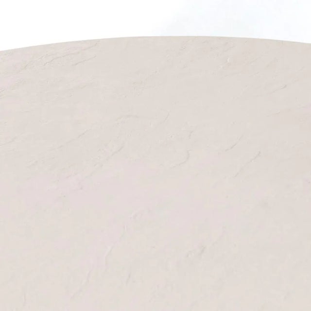 Grano Dining Table, Plaster Molded Concrete | Chairish