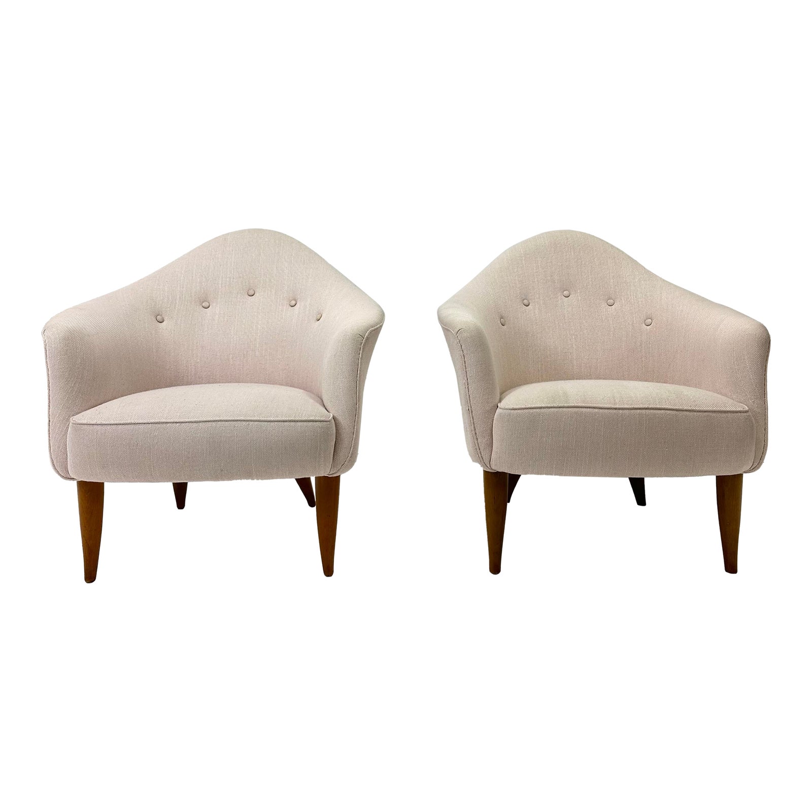 1950s Pair of Kerstin Horlin Holmquist “Little Adam” Chairs | Chairish