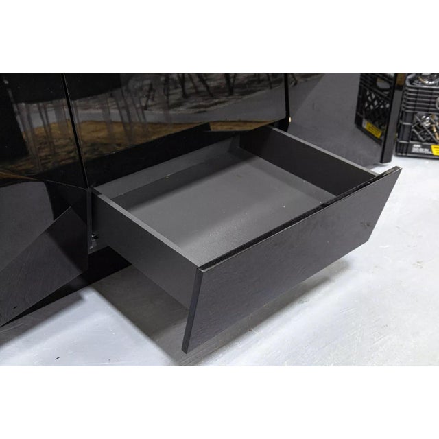 Sapphire by Rossetto Black Lacquered Wood Contemporary Italian ...