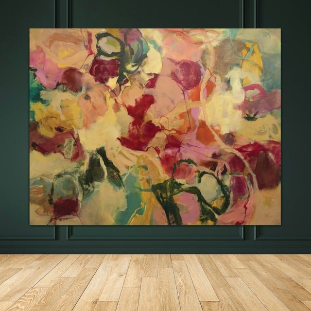 Large-Scale Contemporary Abstract Painting | Chairish