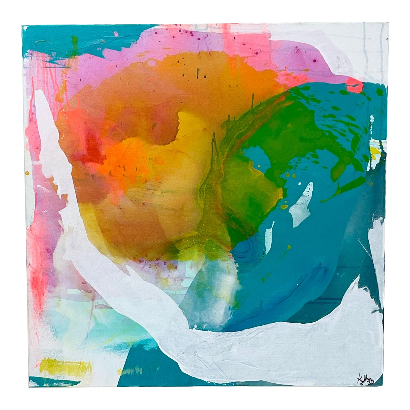 "In Bloom" an Original Acrylic Painting by Pnw Artist Kirista Trask ...