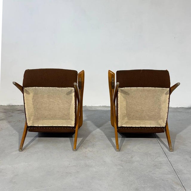 Mid-Century Modern Lounge Chairs by Antonio Gorgone, 1950s, Set of 2 ...