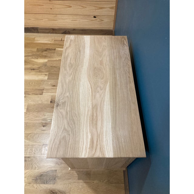 Contemporary Solid Oak 3-Drawer Night Stand | Chairish