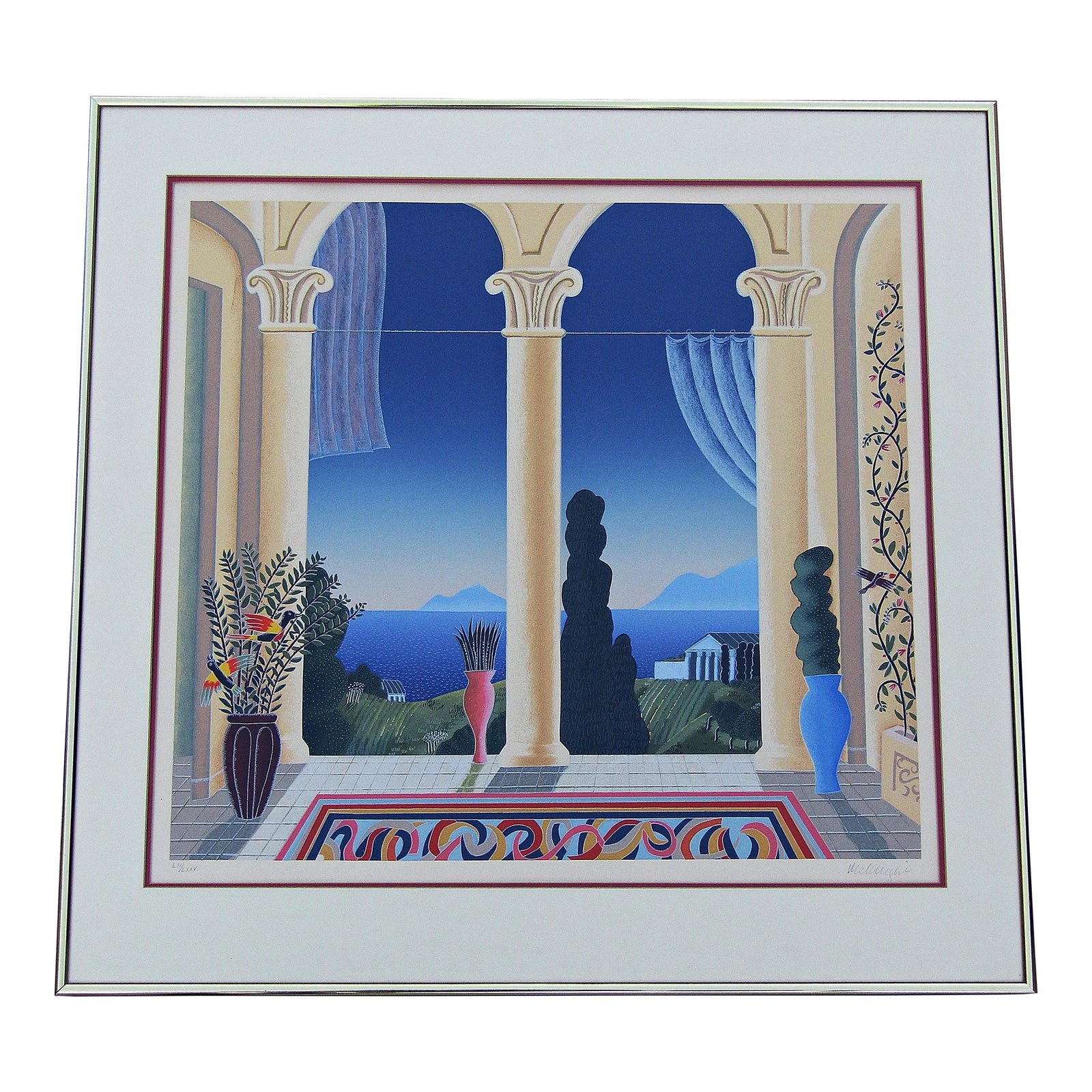 Thomas McKnight "Delphi" Rare Limited Edition Art Print - 52/75, Hand ...