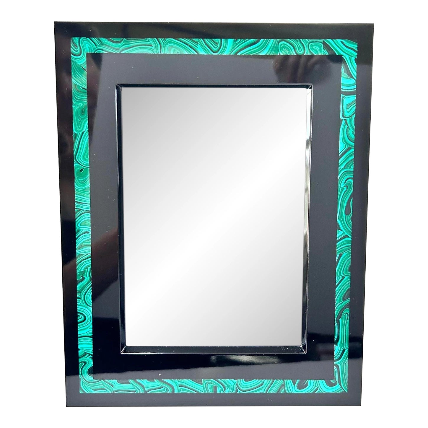 Vintage Malachite Inlay Picture Frame | Chairish