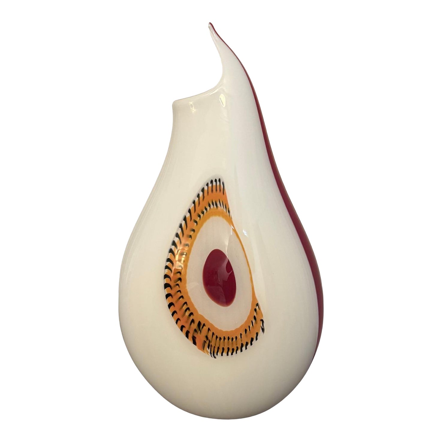 Afro Celotto Large Murano Glass Vase | Chairish