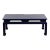 Carl Springer Style Blue Raffia Coffee Table | Chairish