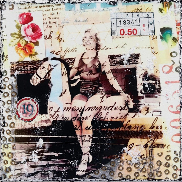 Pop Art "Carousel" Original Artwork by Marion Duschletta | Chairish