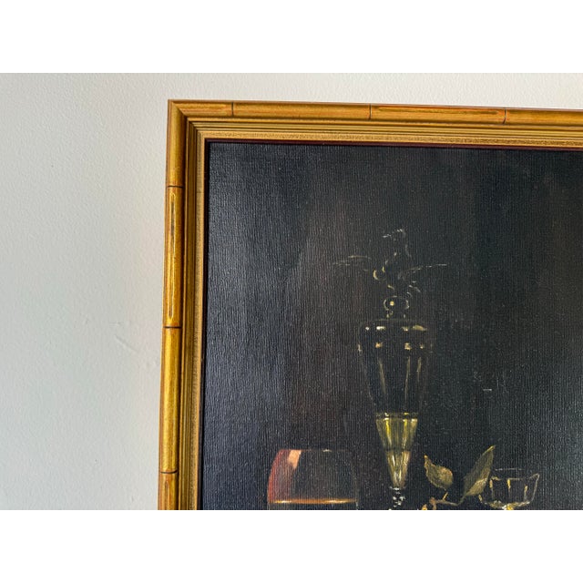 1980's Willem Kalf Reproduction Still Life Oil Painting by Paul Dallas ...