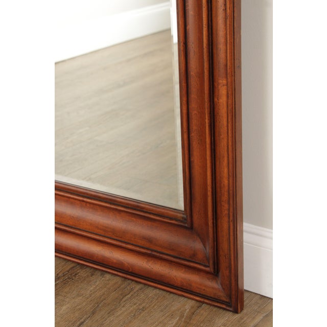 Early 21st Century Traditional Carved Cherry Ogee Frame Wall Mirror ...